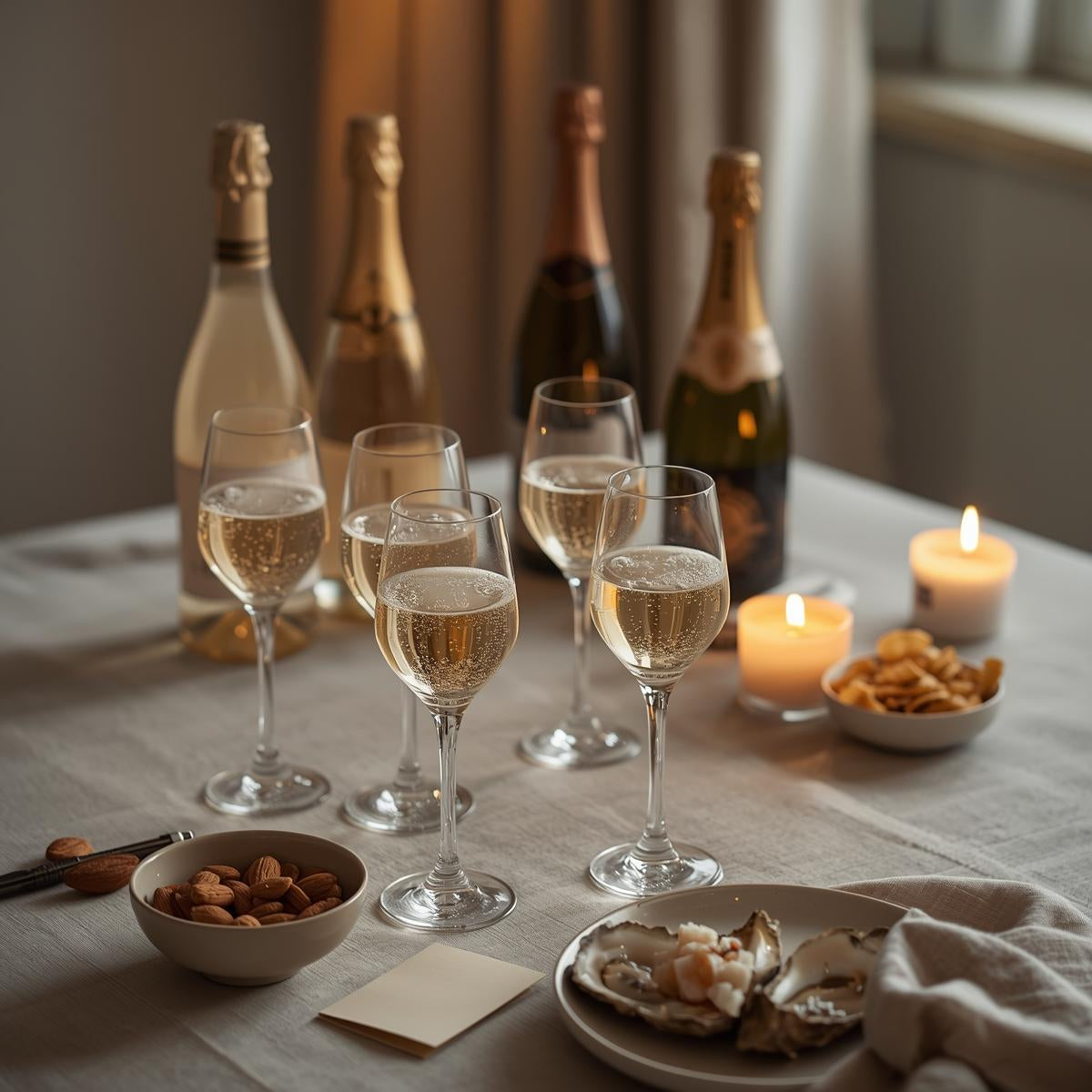 Dégustation de vins effervescents à la maison : une installation facile ...