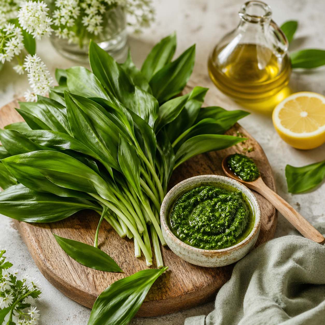 Aglio orsino - Stagione, sapore e come cucinarlo