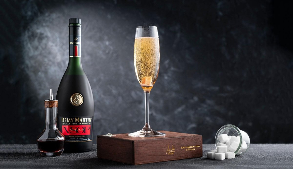 The iconic Classic Champagne Cocktail