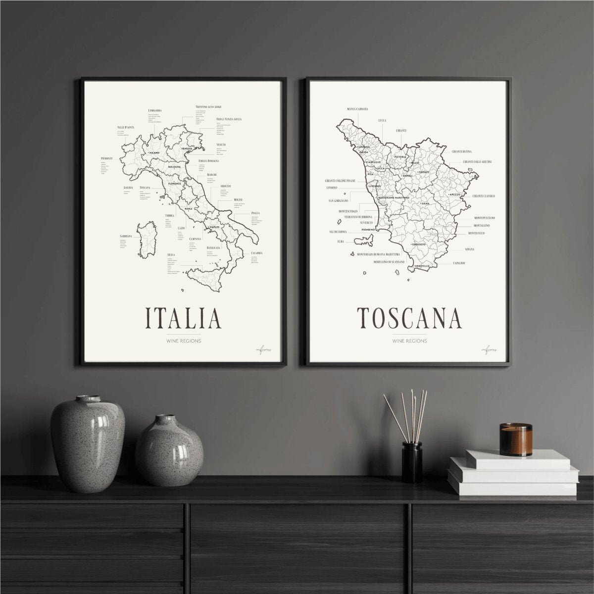 WINE MAP SET