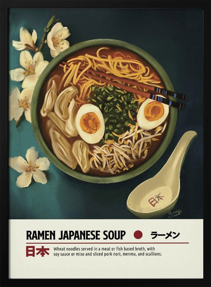 Japanese Ramen Soup Poster
