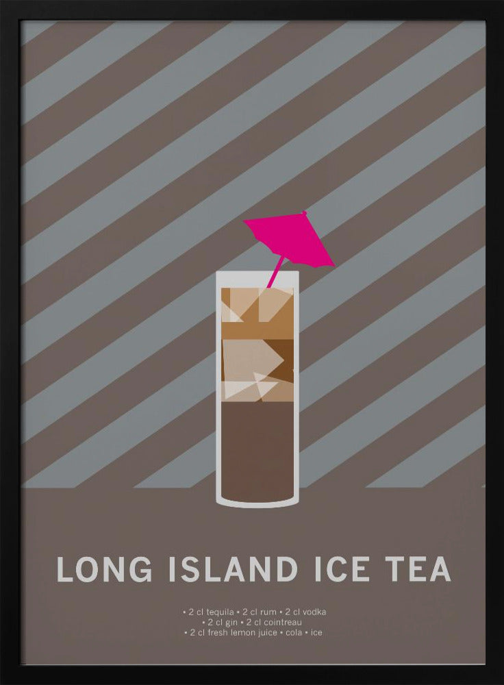 Drink Long Island Ice Tea Poster