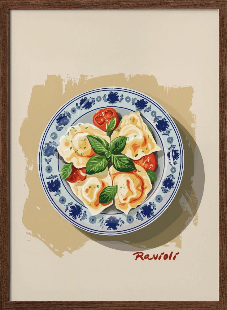 Ravioli Plate Poster